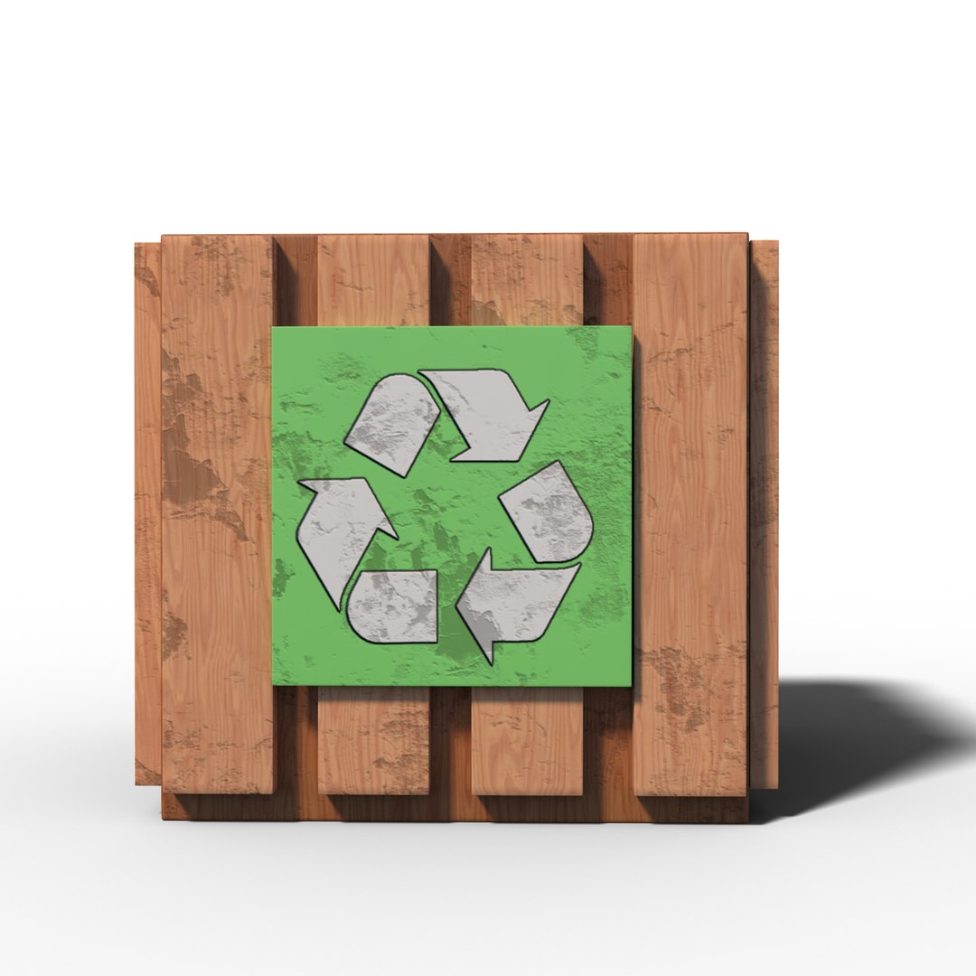 Dustbin 3D Model - TurboSquid 2060577