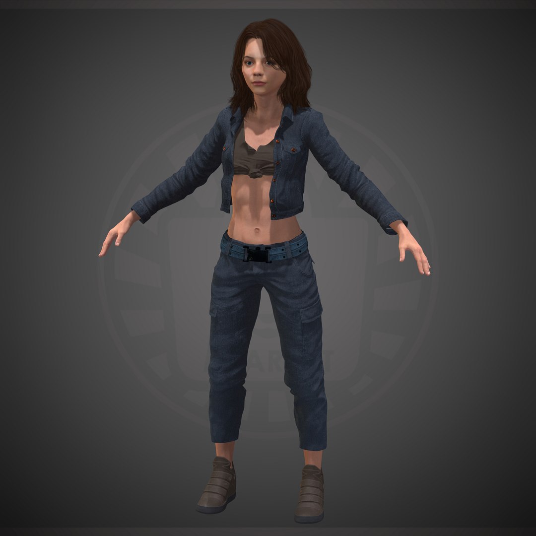 3D Model Character People Human - TurboSquid 1682234
