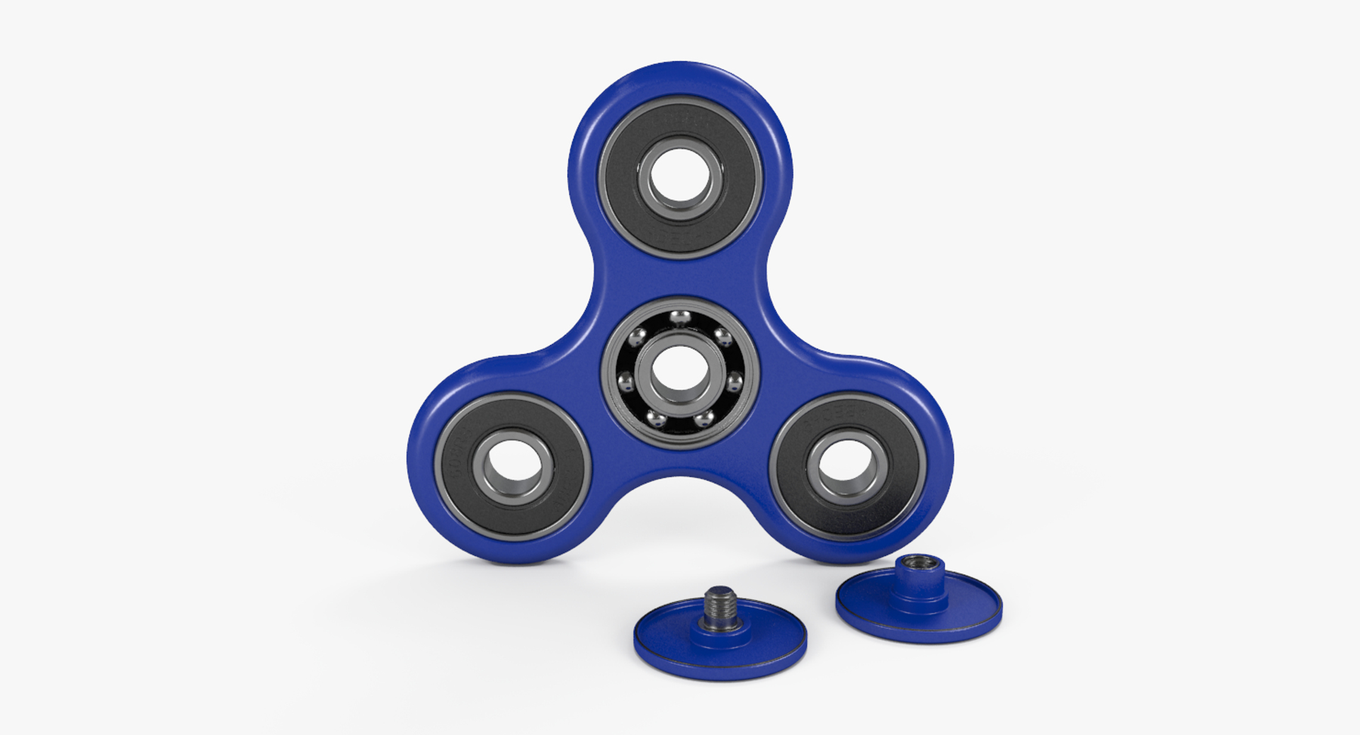3D Fidget Spinner Blue - TurboSquid 1175859
