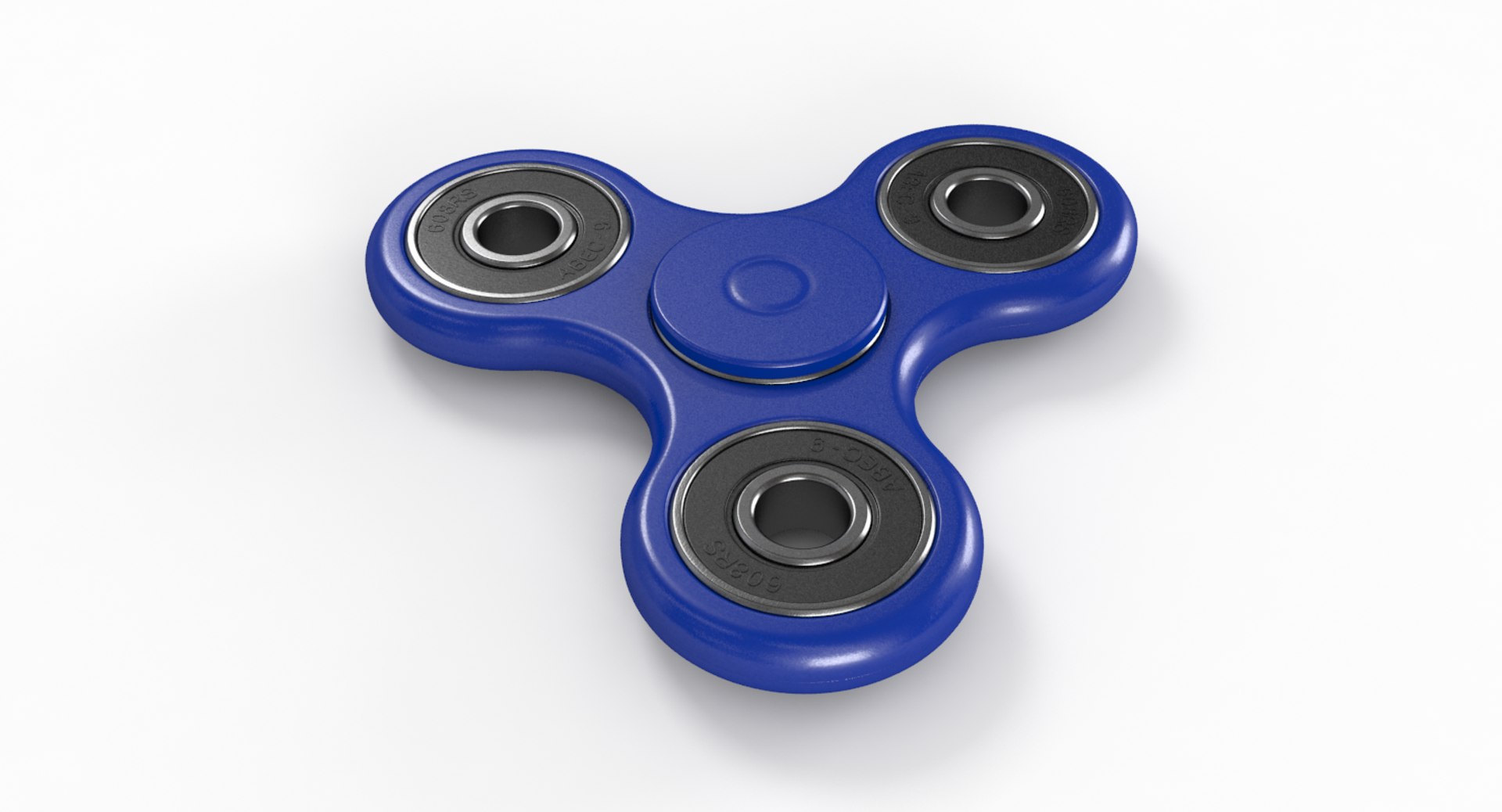 3D Fidget Spinner Blue - TurboSquid 1175859
