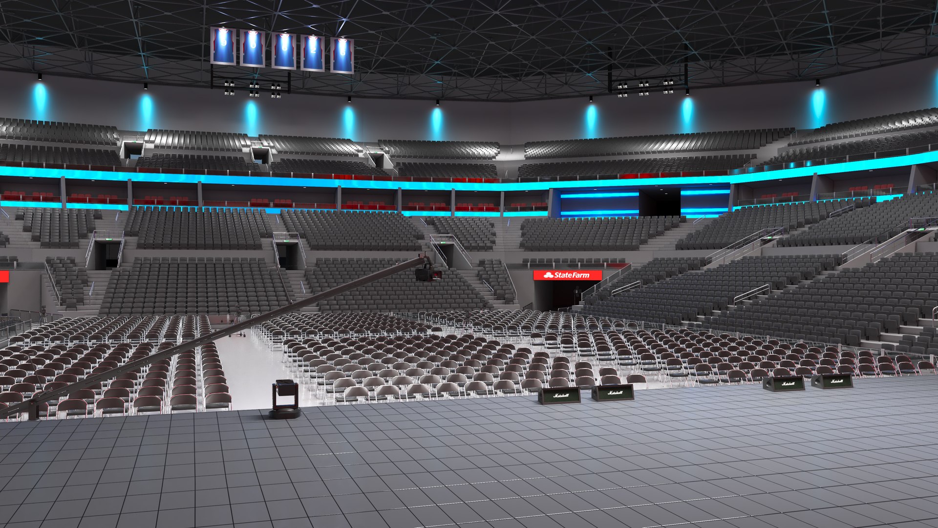 3D Arena Event Stage - TurboSquid 2384383