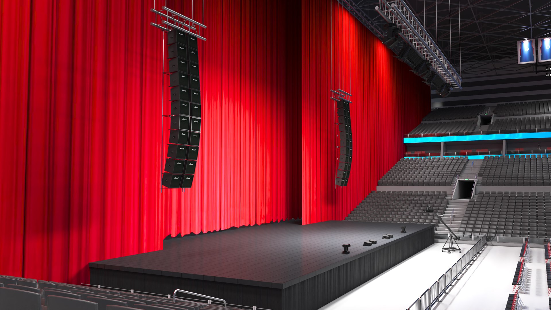 3D Arena Event Stage - TurboSquid 2384383