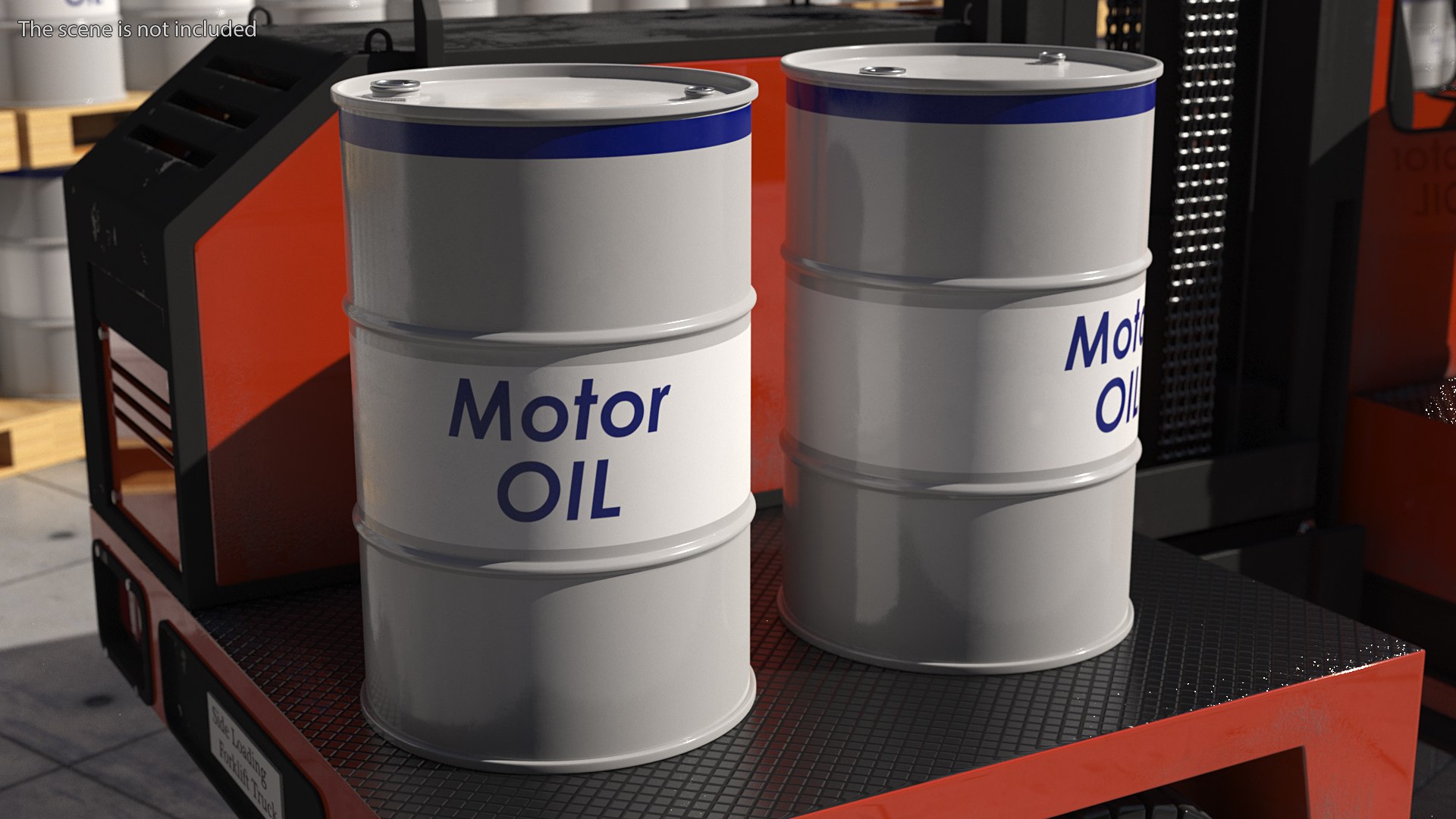 3D Motor Oil Barrel - TurboSquid 1702971