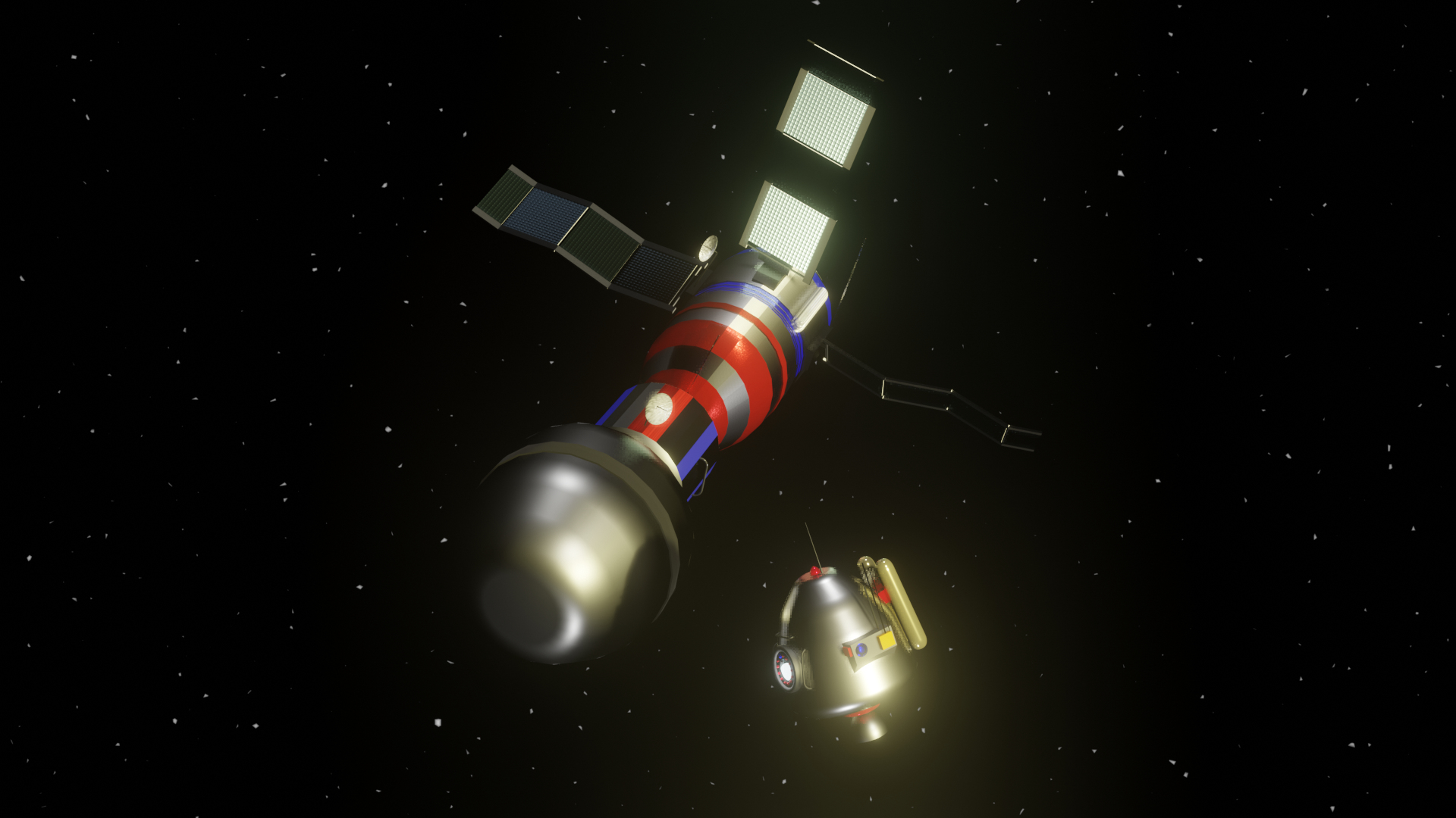 Spacecraft soyuz capsule 3D - TurboSquid 1665505