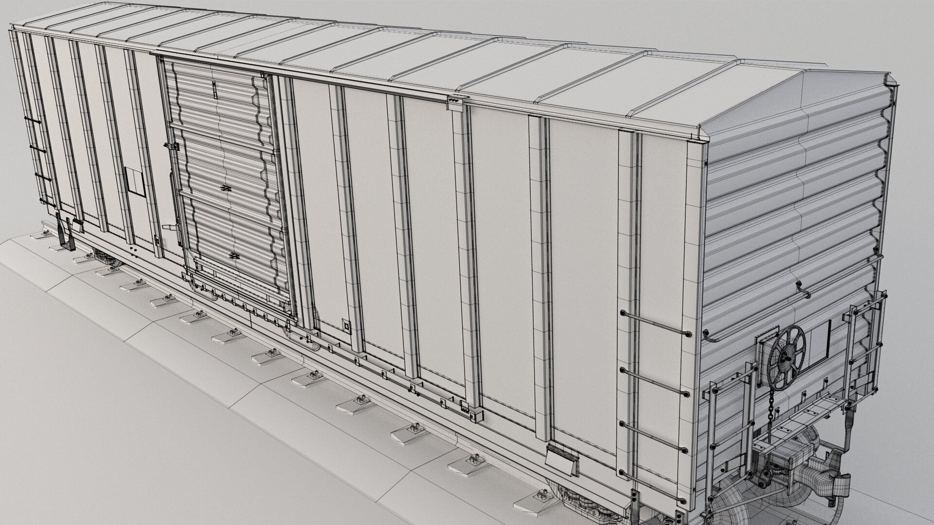 3D Train Boxcar 3 - TurboSquid 1524100