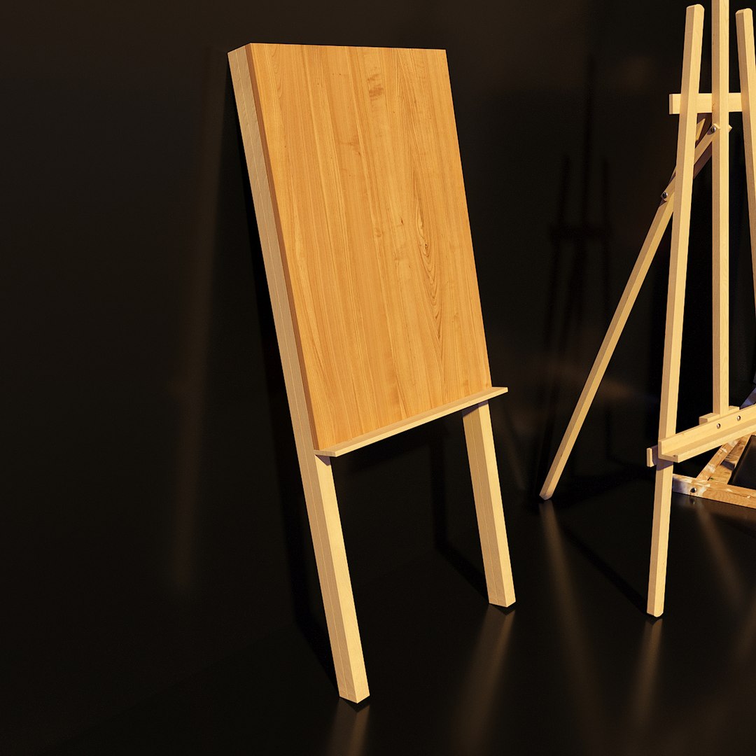 3D Artist Studio Easels Set Model - TurboSquid 1650166