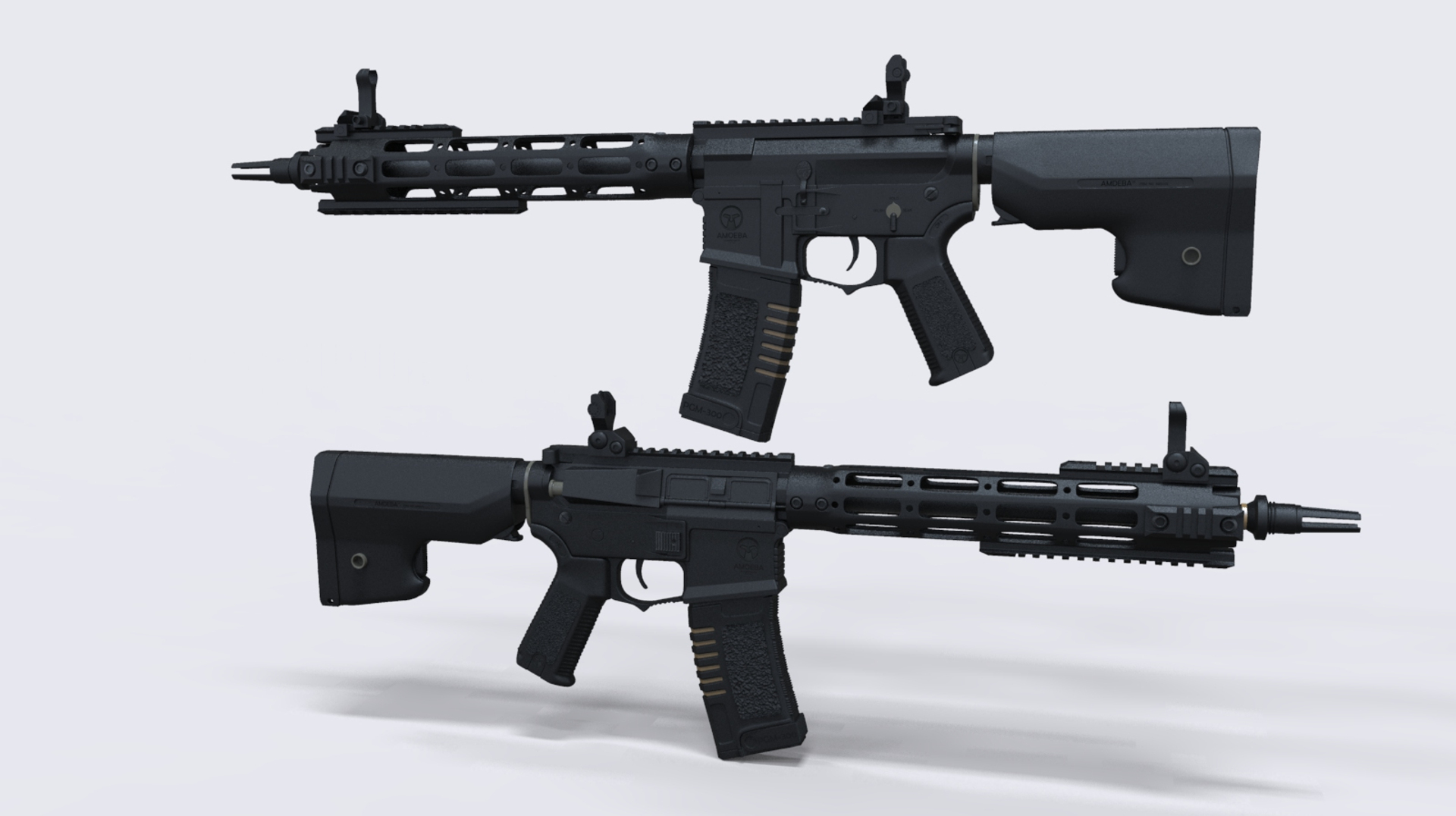 Accurate M4-am009 3d Max