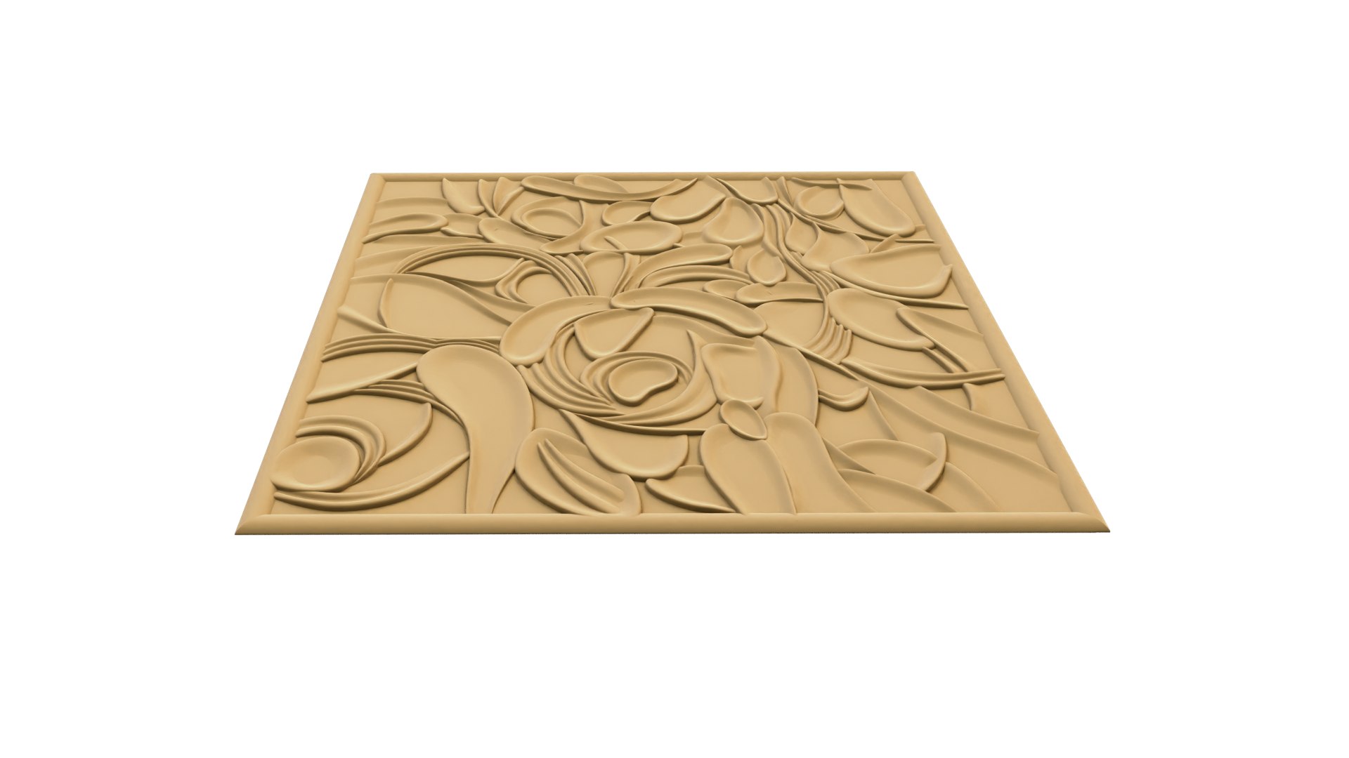 Modern Panel Stl Wall Decor Set Wall Relief Art Mural CNC 01 3D Model ...