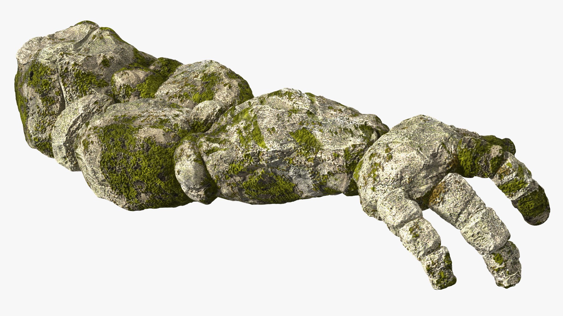 Stone Golem Hand Rigged 3D Model - TurboSquid 2108496