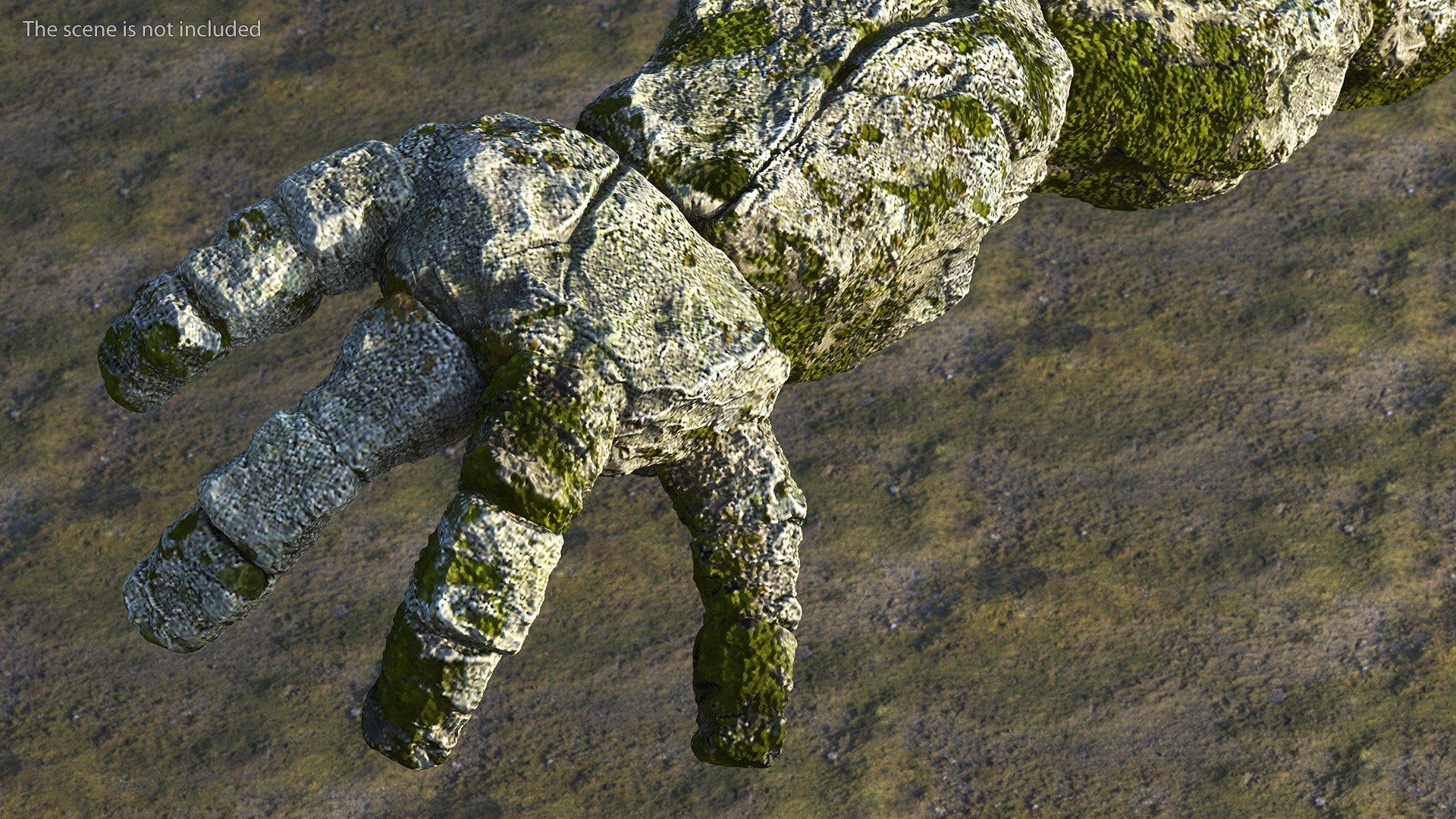 Stone Golem Hand Rigged 3D Model - TurboSquid 2108496