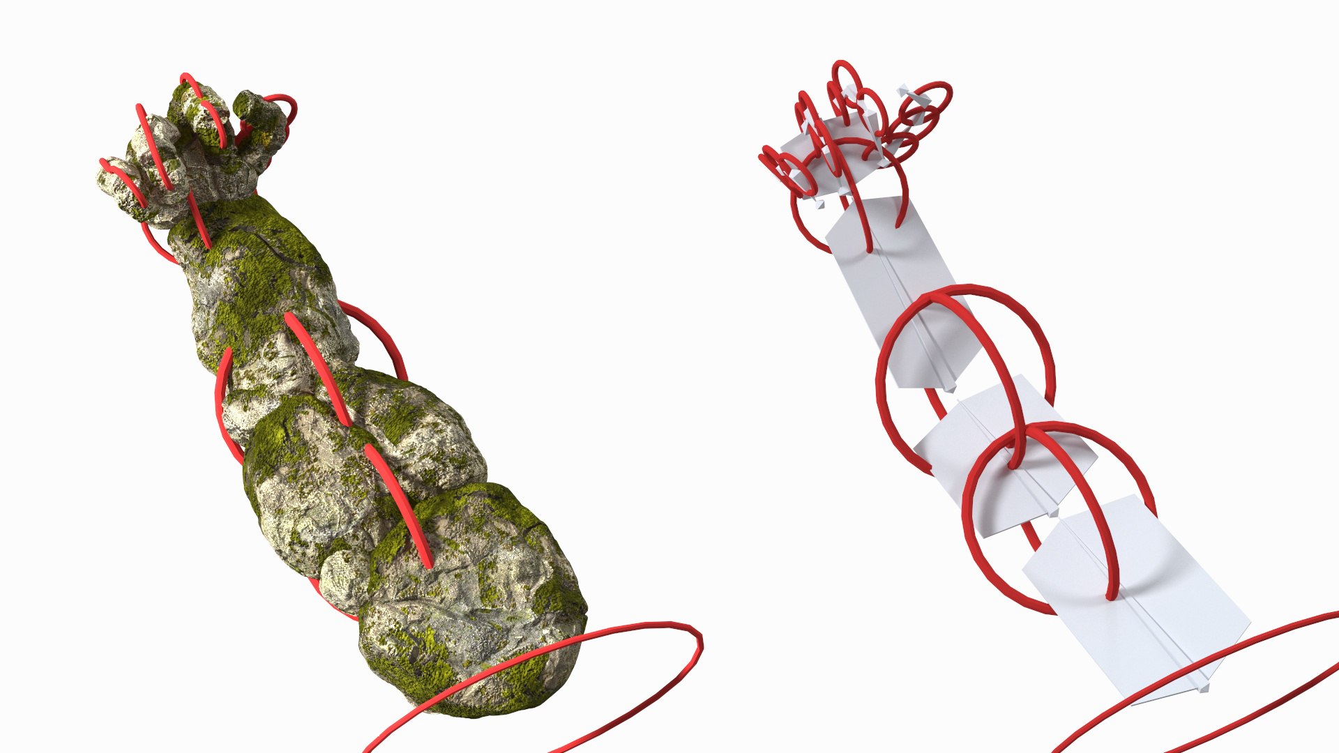 Stone Golem Hand Rigged 3D Model - TurboSquid 2108496