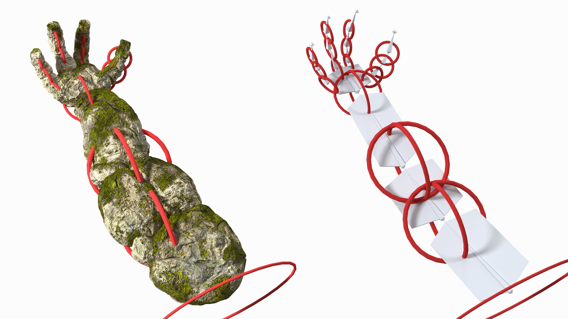 Stone Golem Hand Rigged 3D Model - TurboSquid 2108496