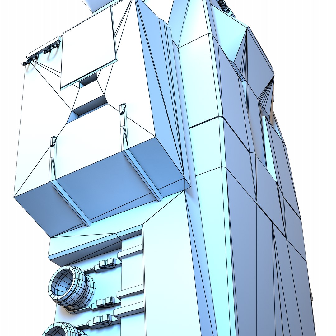 3d model of pbr cryo pod