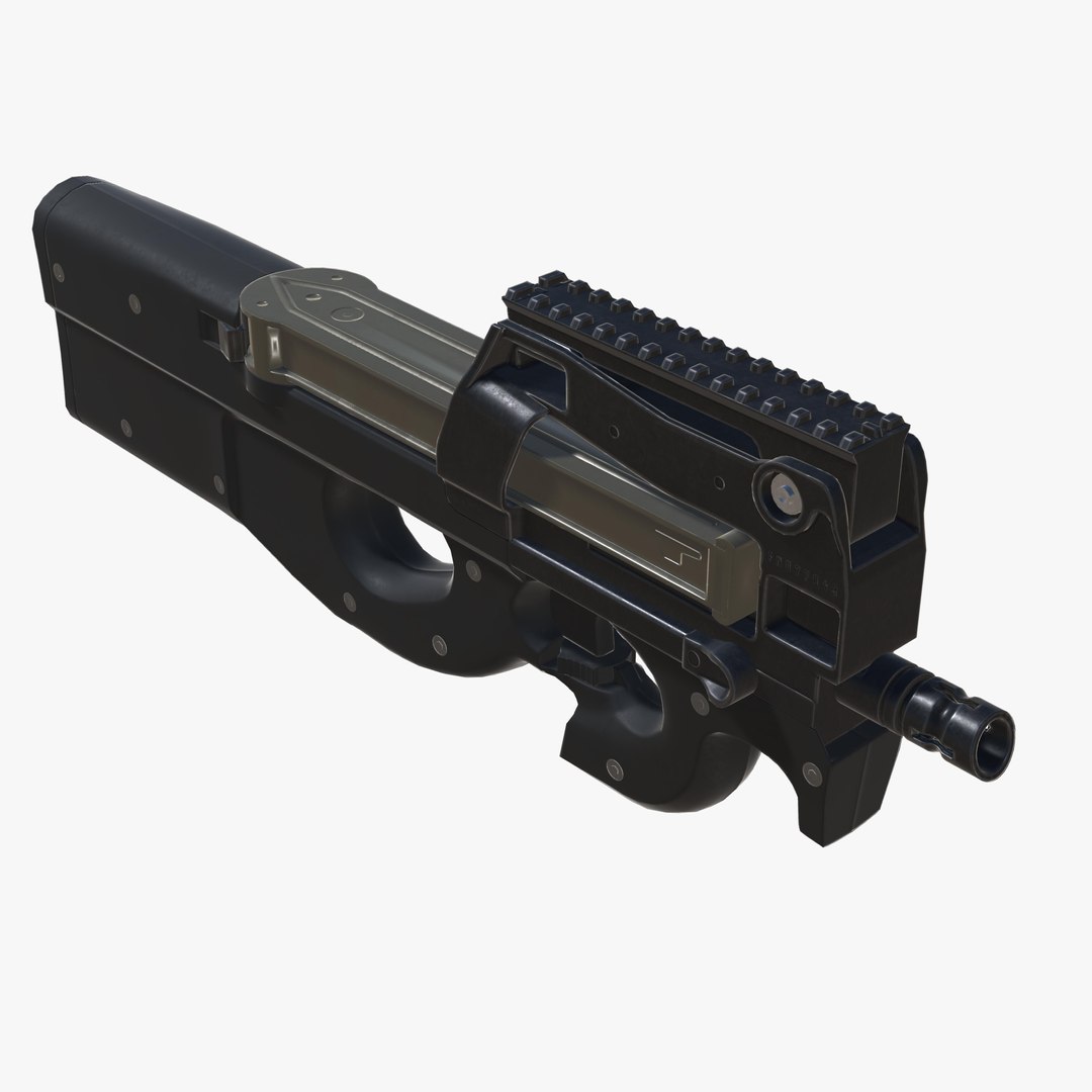3D SMG P90 Low-poly 3D model - TurboSquid 1800753
