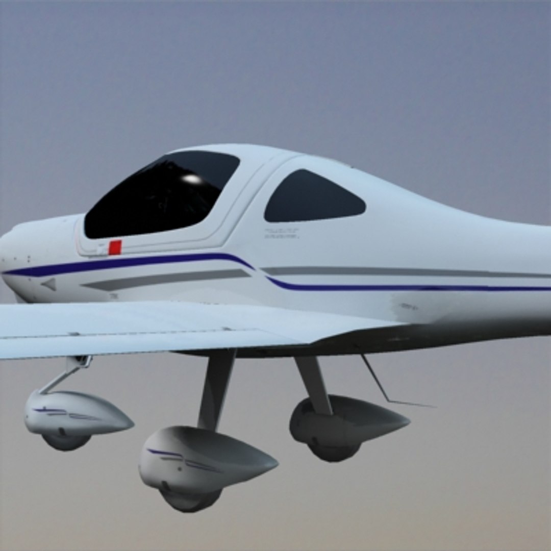 Plane Exterior Diamond Eclipse 3ds