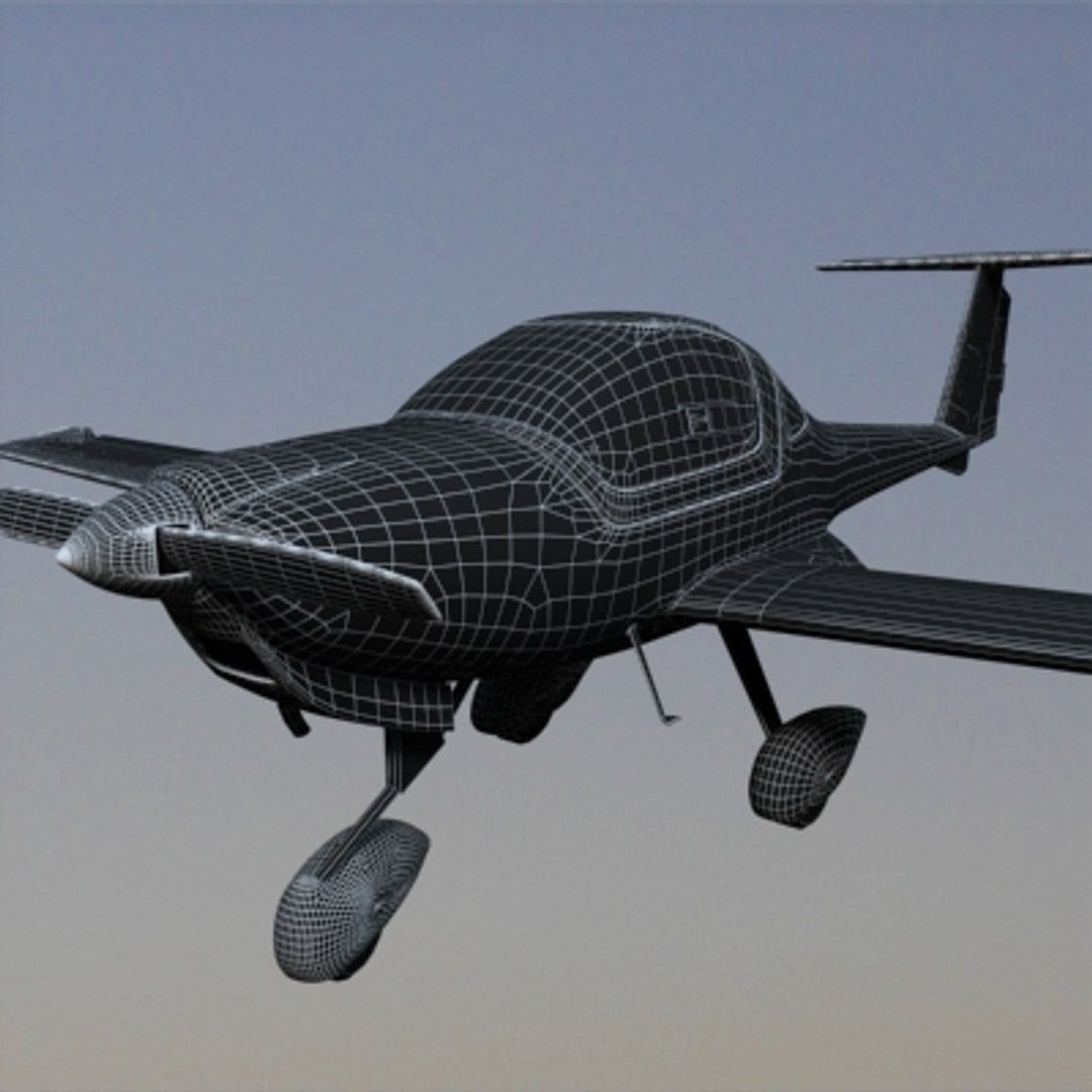 Plane Exterior Diamond Eclipse 3ds