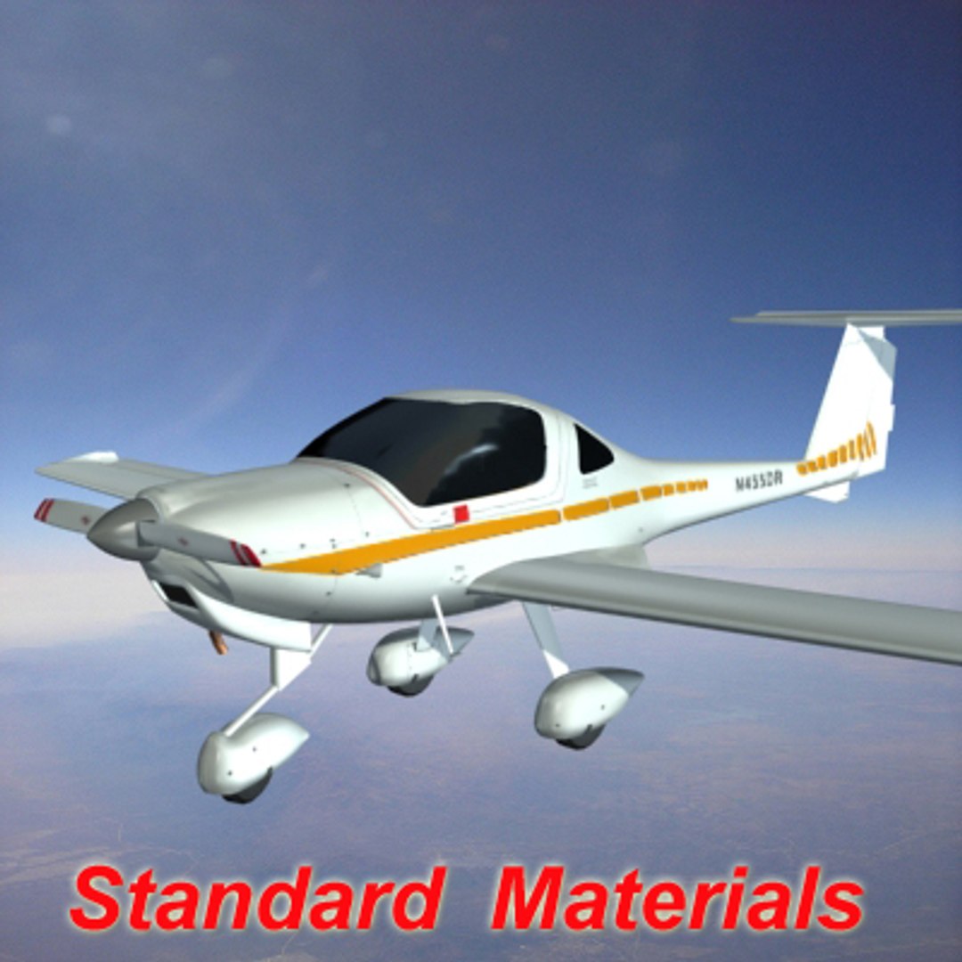 Plane Exterior Diamond Eclipse 3ds