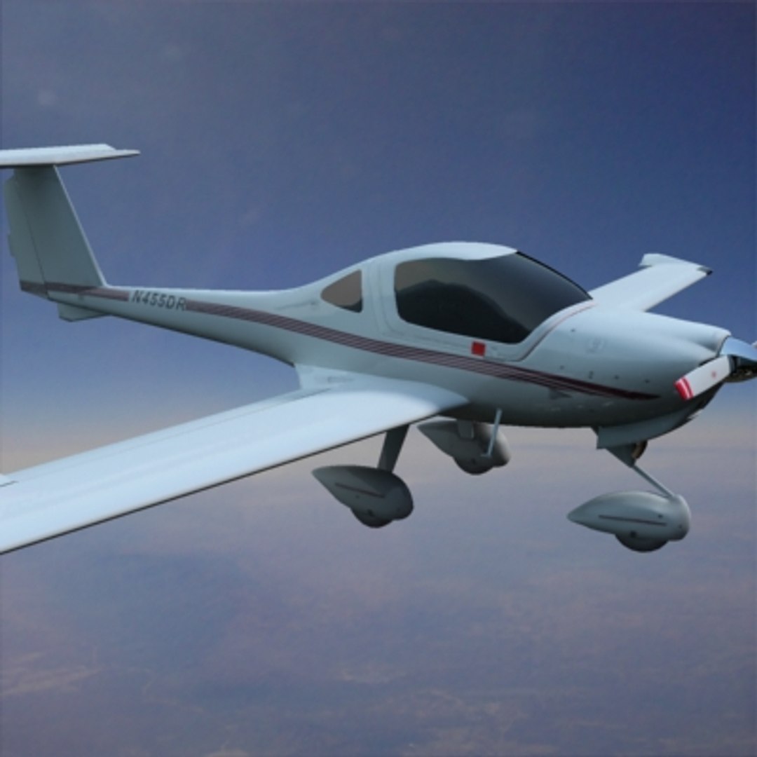 Plane Exterior Diamond Eclipse 3ds
