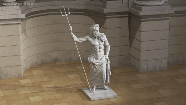 Poseidon Greek God Statue Marble 3D - TurboSquid 1769926