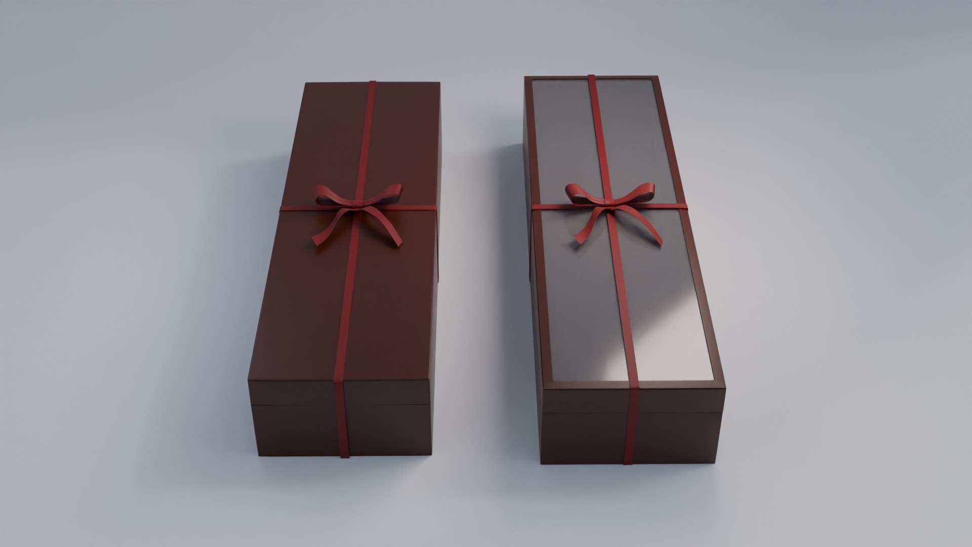 3D Gift Box Rectangle Shape With Ribbon - TurboSquid 2234305