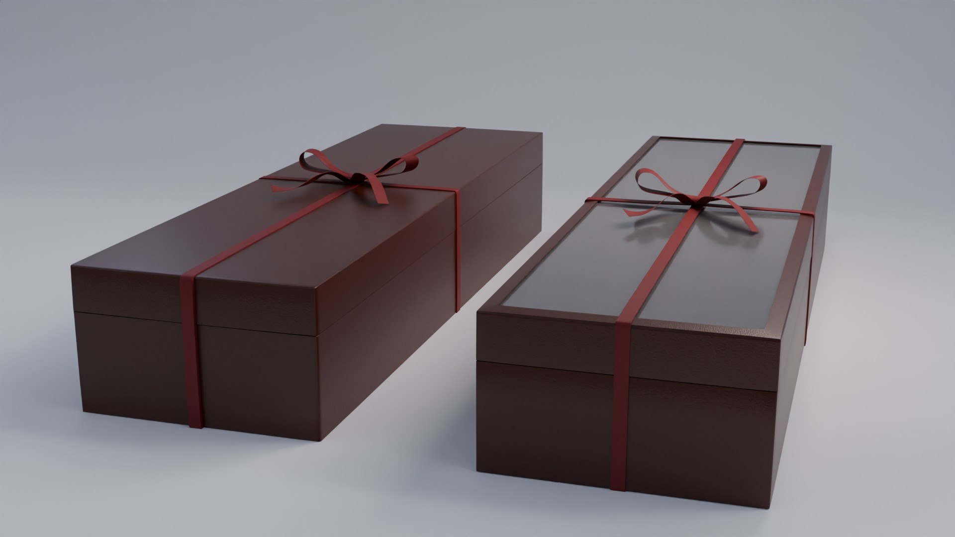3D Gift Box Rectangle Shape With Ribbon - TurboSquid 2234305