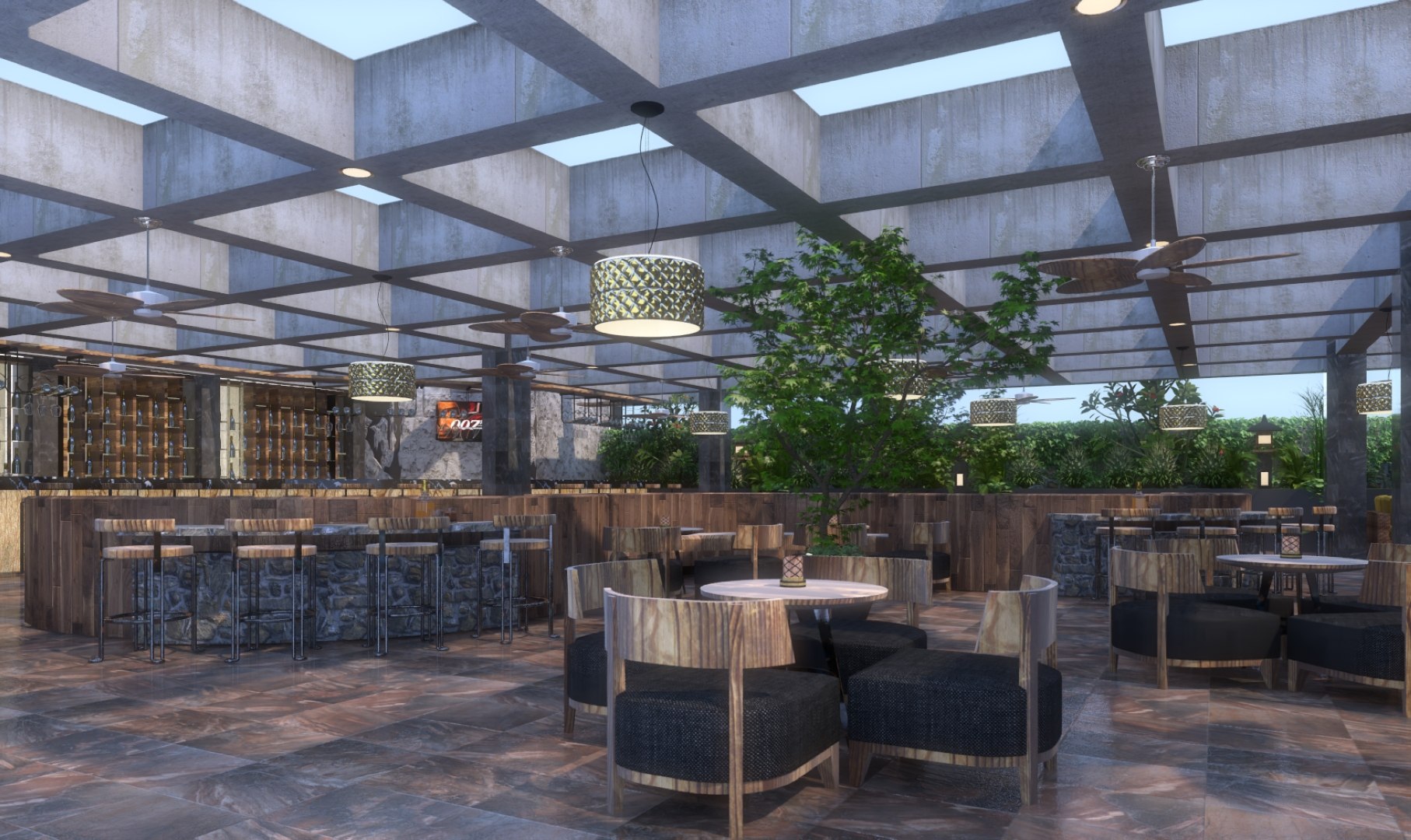 3D CAFE FINAL - TurboSquid 1875547
