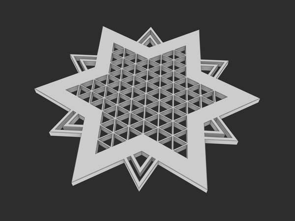 3D star david model - TurboSquid 1417268