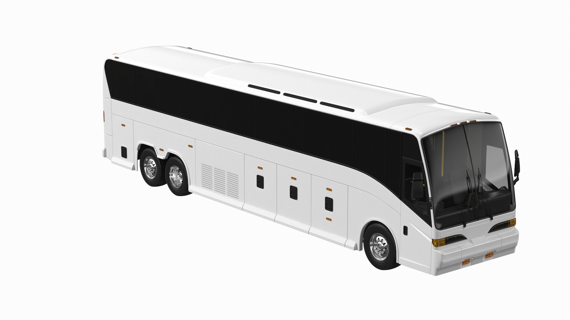 3D Charter Bus Simple Interior Model - TurboSquid 1855176