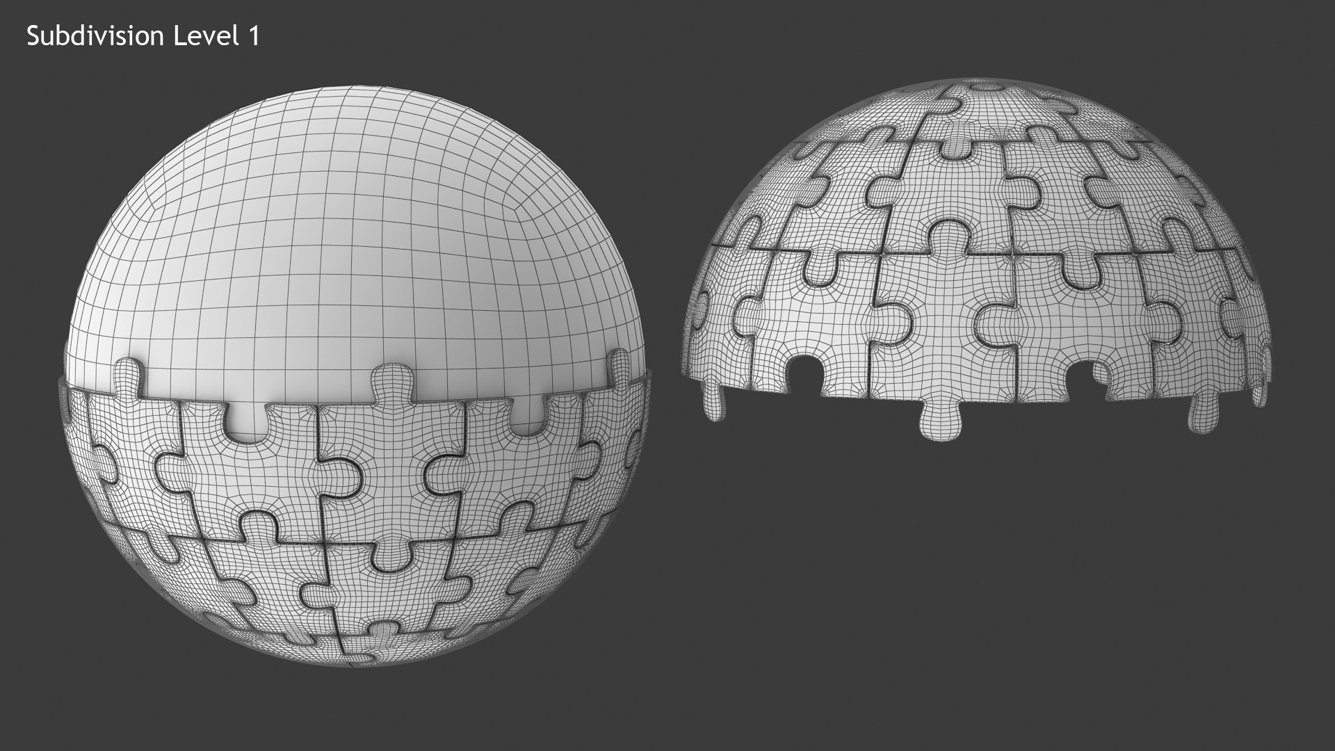 Sphere Puzzle Model - TurboSquid 1656412