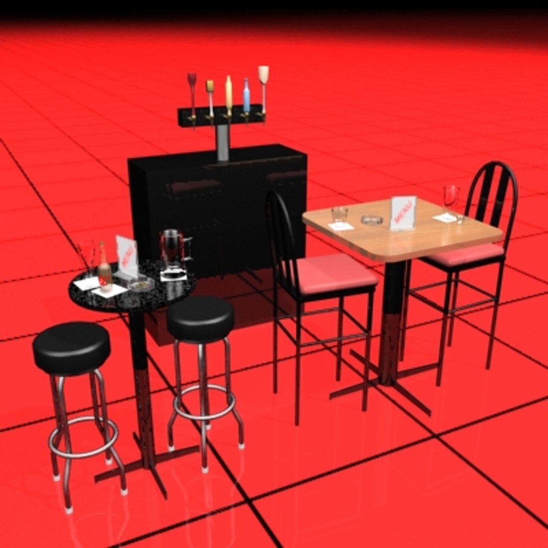Bar Tap 3d Model