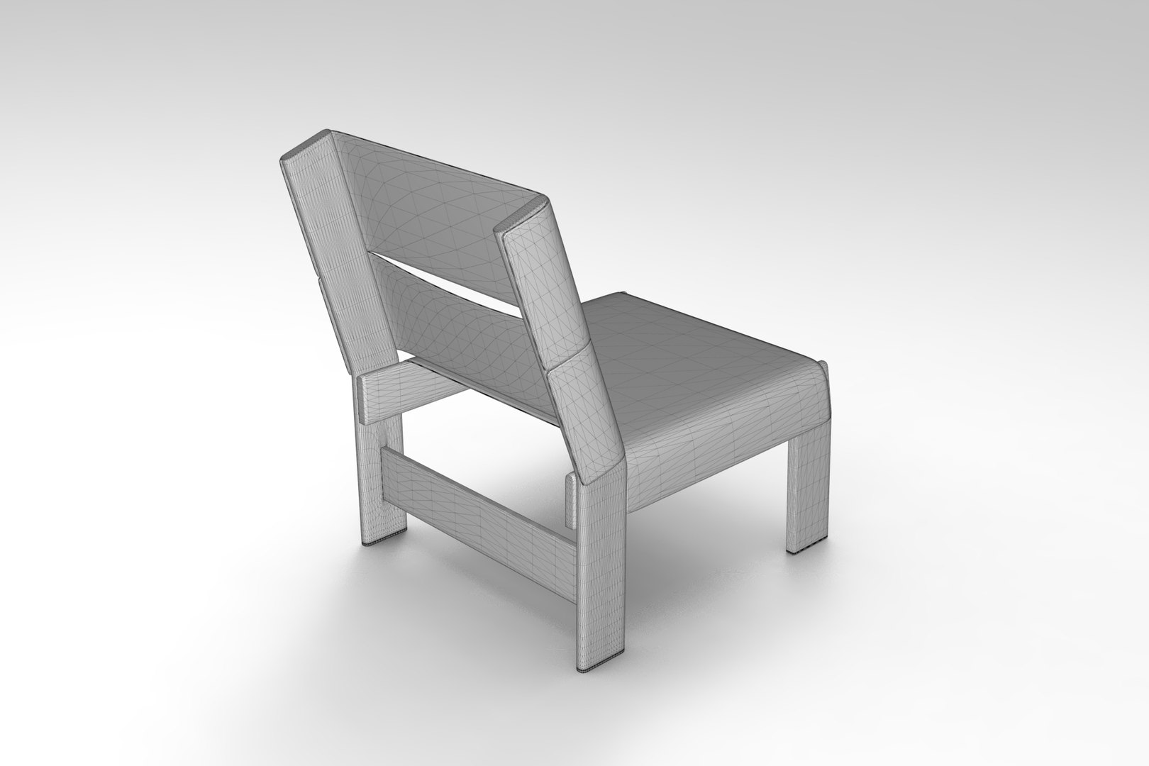 Band Club Chair 3D Model - TurboSquid 1858969
