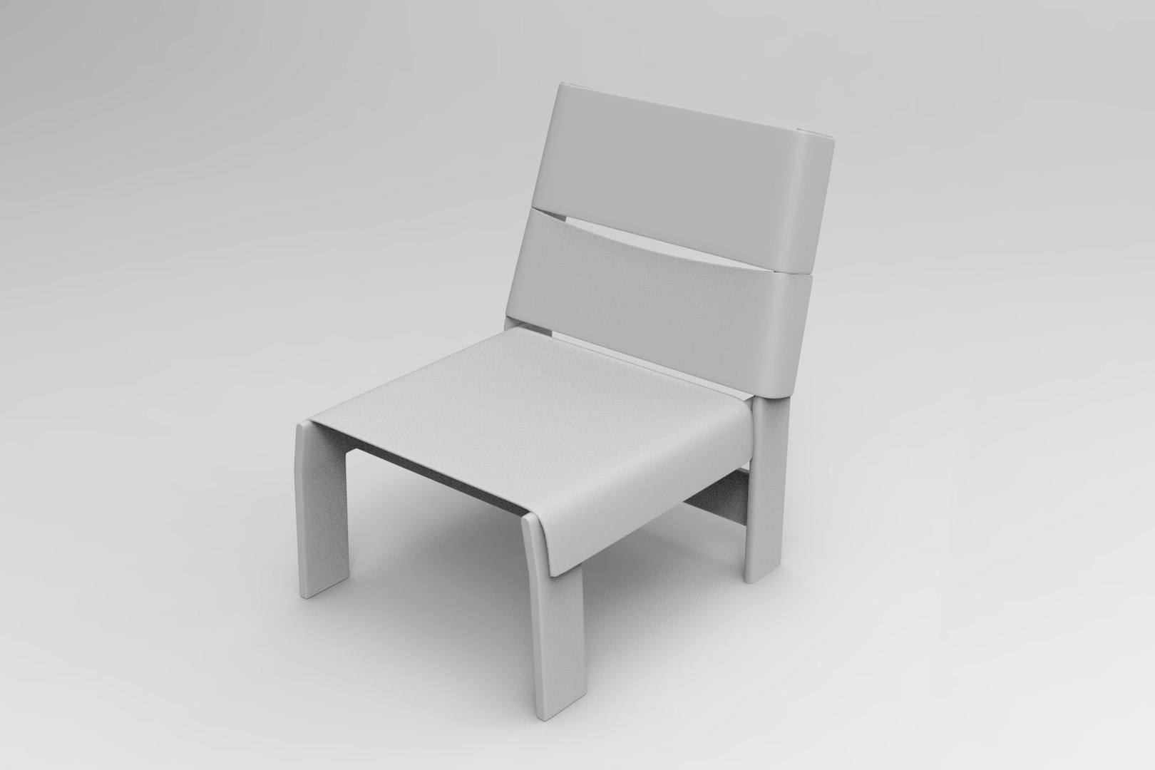 Band Club Chair 3D Model - TurboSquid 1858969