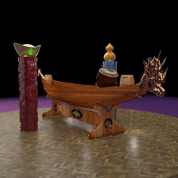 Free 3D Dragon-Boat Models | TurboSquid