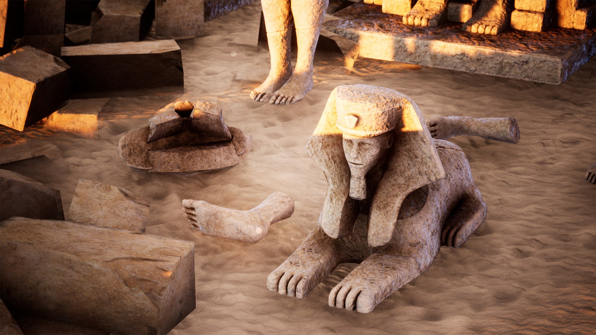 Modular Egyptian Statues 51 Assets 3D - TurboSquid 2111444