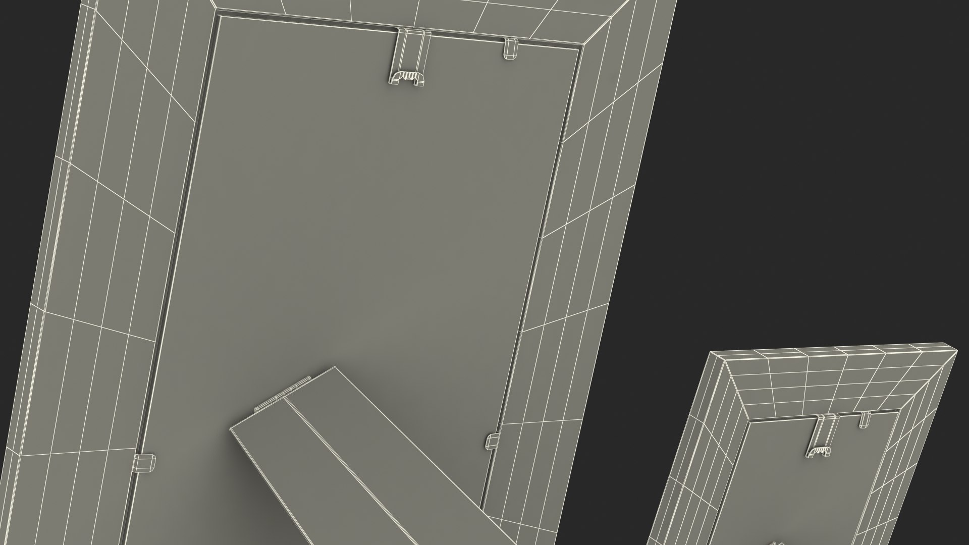 Plastic photo frames set 3D - TurboSquid 1619920