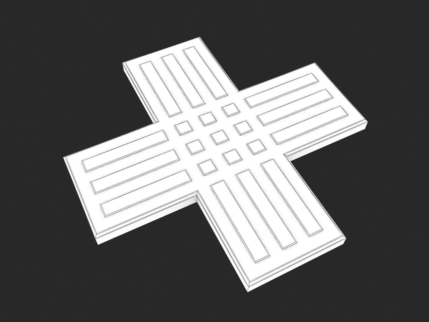 3D cross model - TurboSquid 1474738