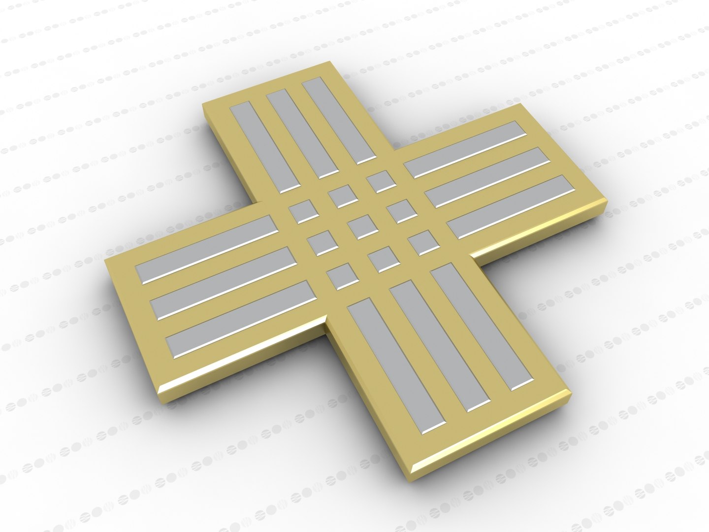 3D cross model - TurboSquid 1474738