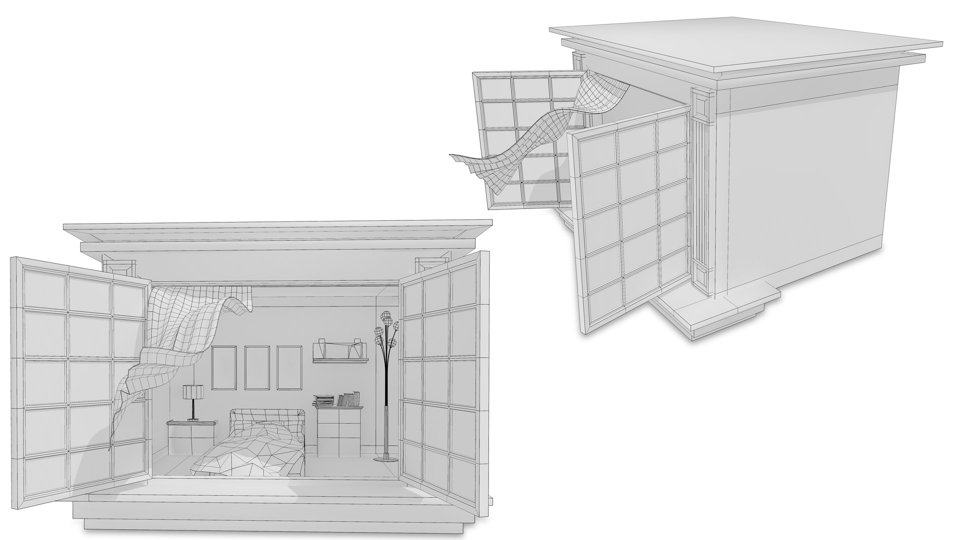 Flying window skybox 3D model - TurboSquid 1520315