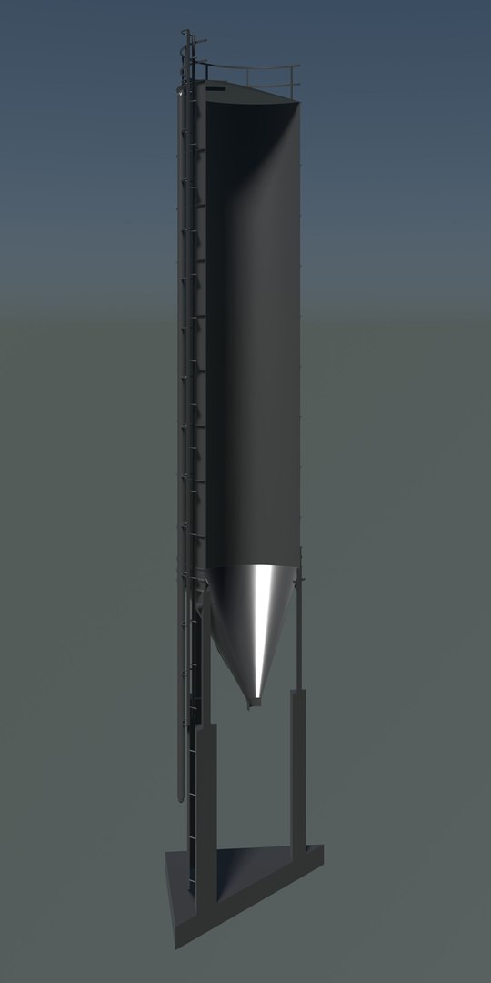 Silo In Draft Section Cut 3D Model - TurboSquid 2100268