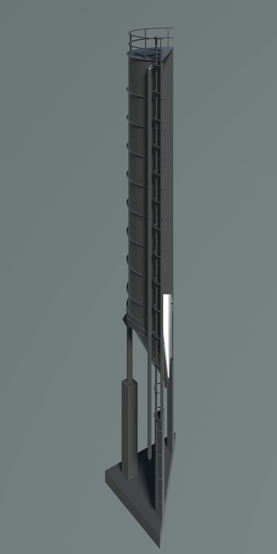 Silo In Draft Section Cut 3D Model - TurboSquid 2100268