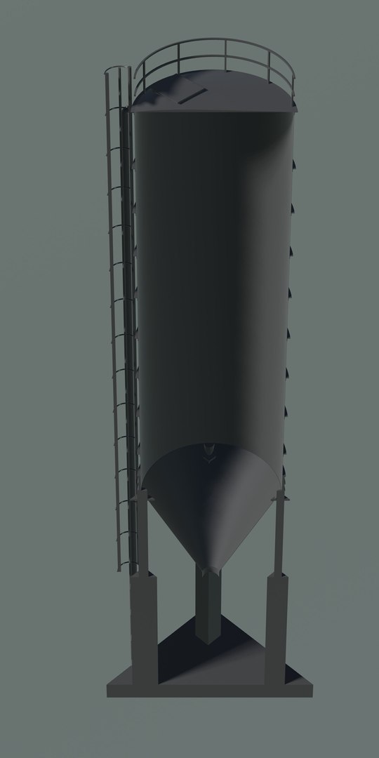Silo In Draft Section Cut 3D Model - TurboSquid 2100268