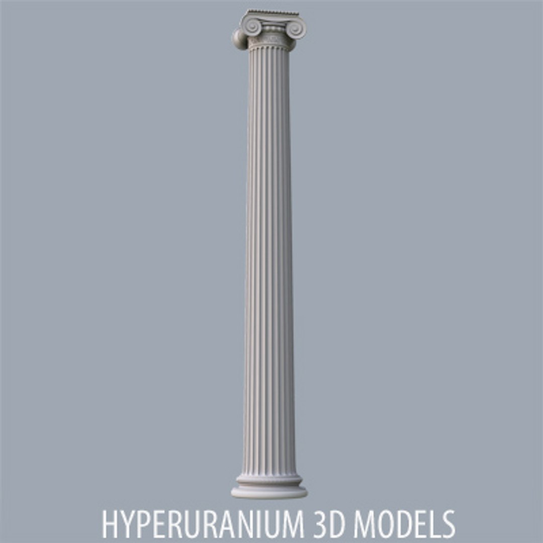 3d Ionic Column Model