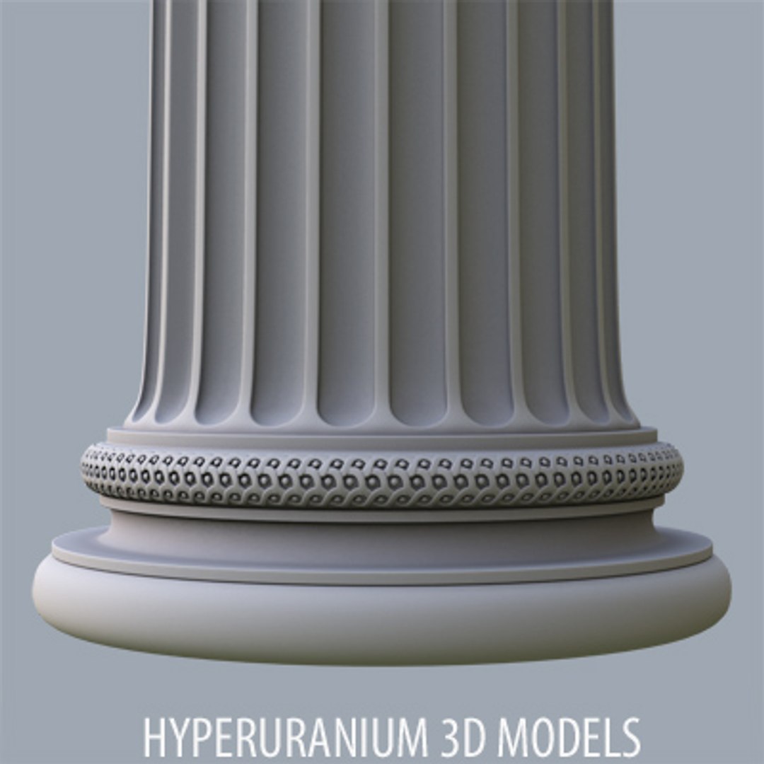 3d Ionic Column Model