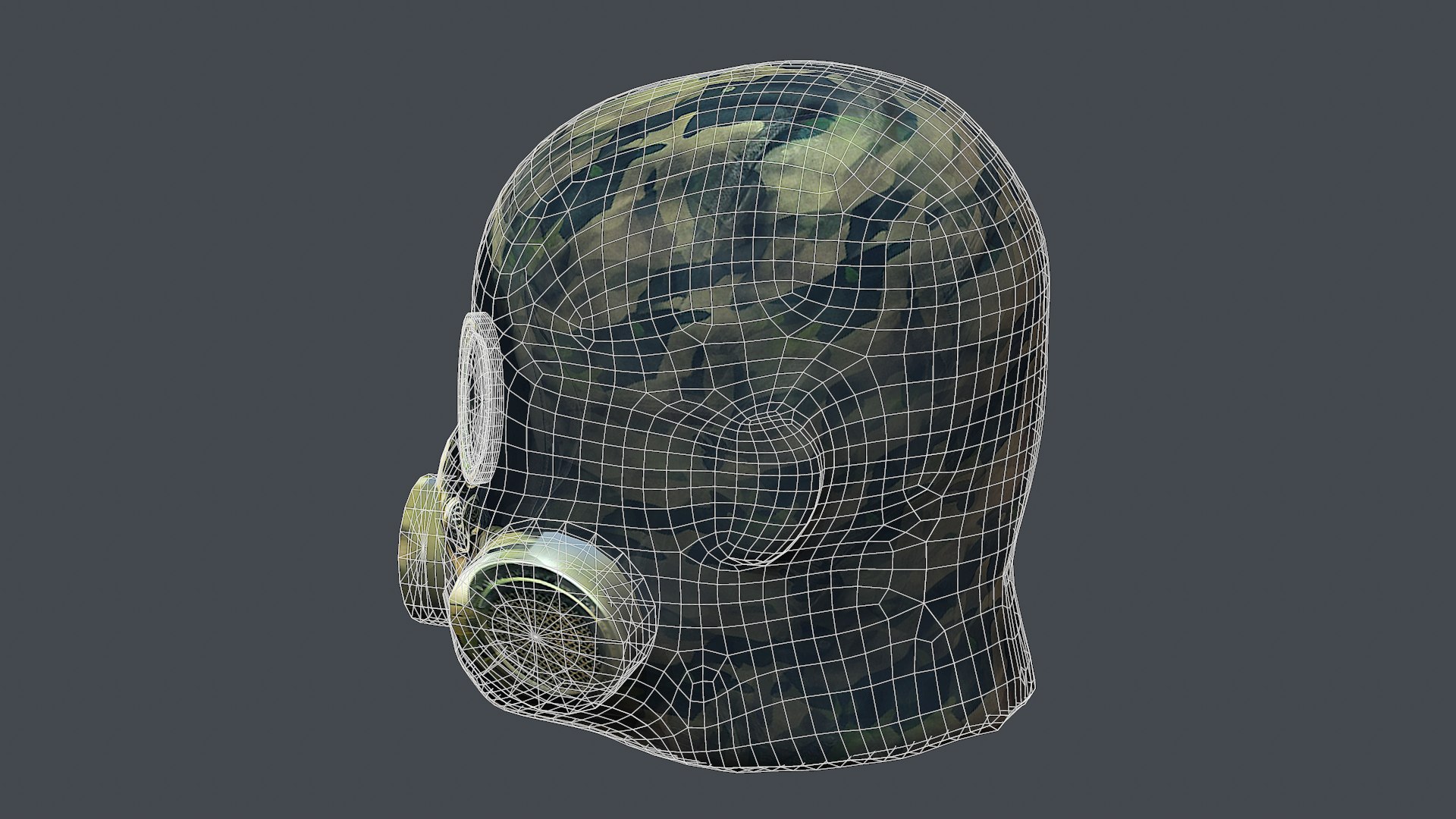 3D Model Gas Mask Helmet Scifi Futuristic Protection Safety 3D Model ...