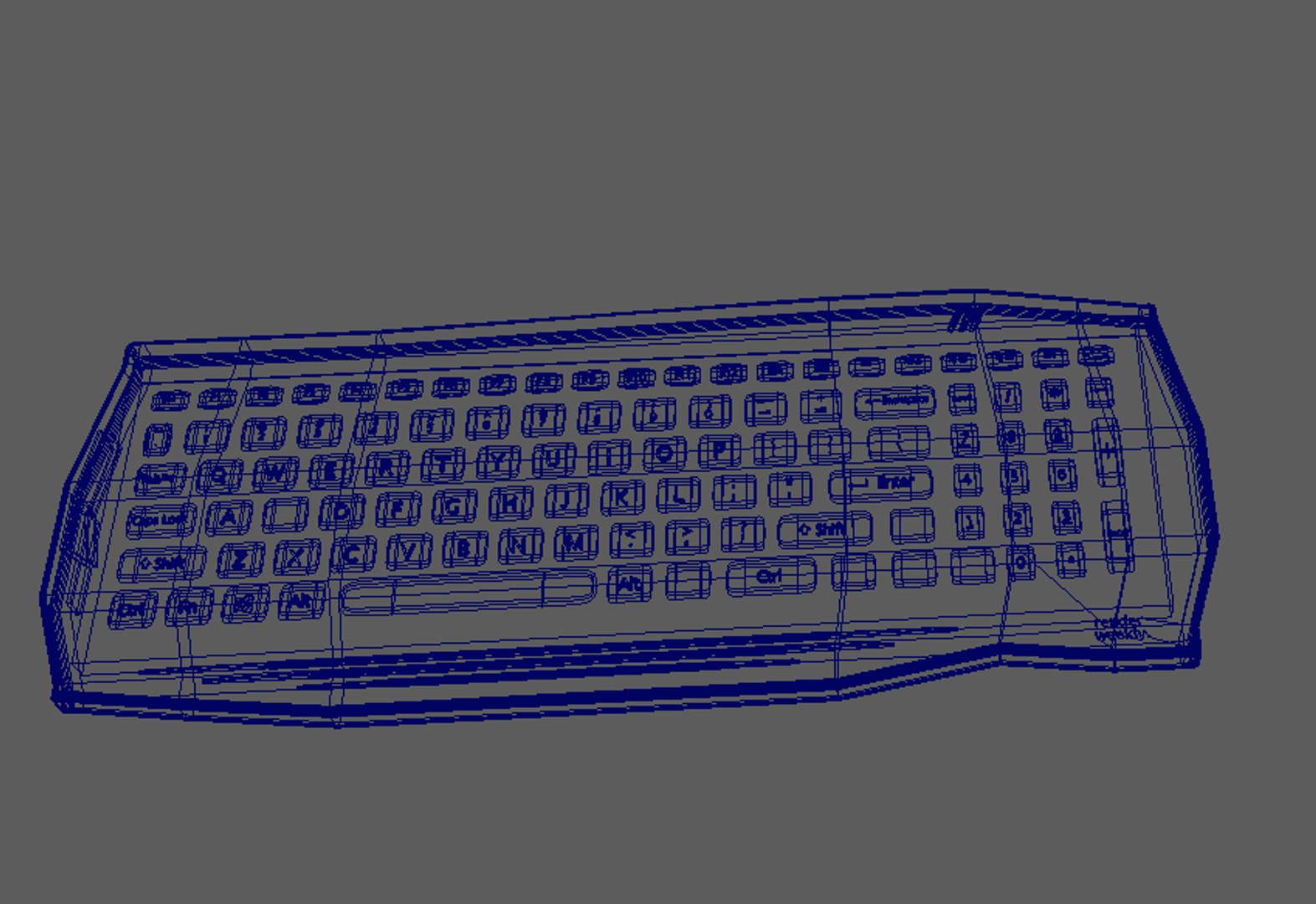 3D Gaming Keyboard - TurboSquid 1507239