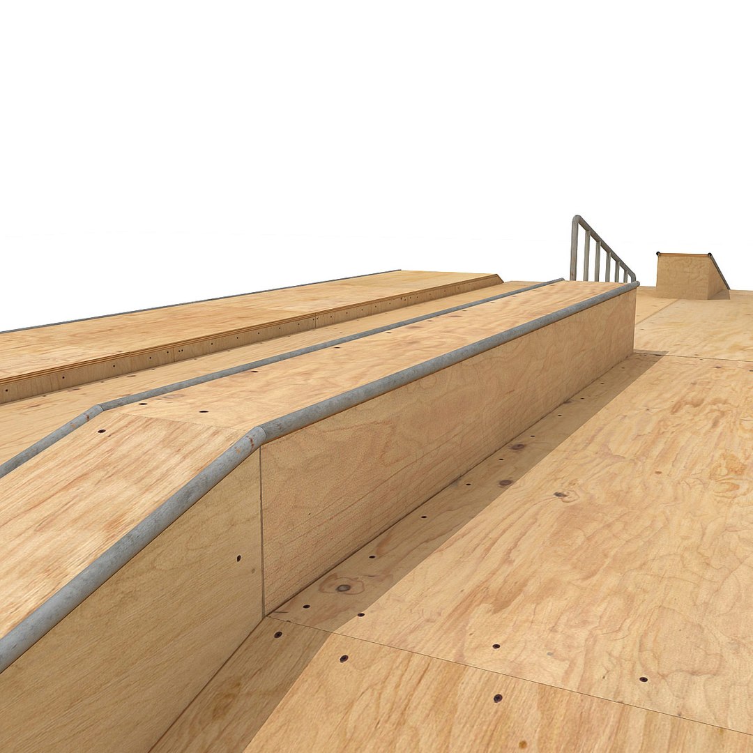 3d skate ramp fun box