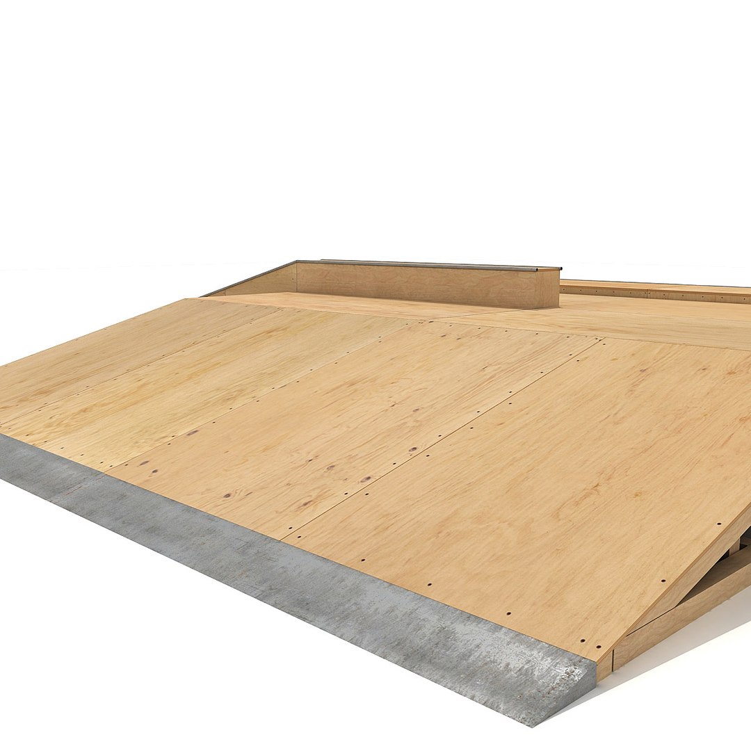 3d skate ramp fun box