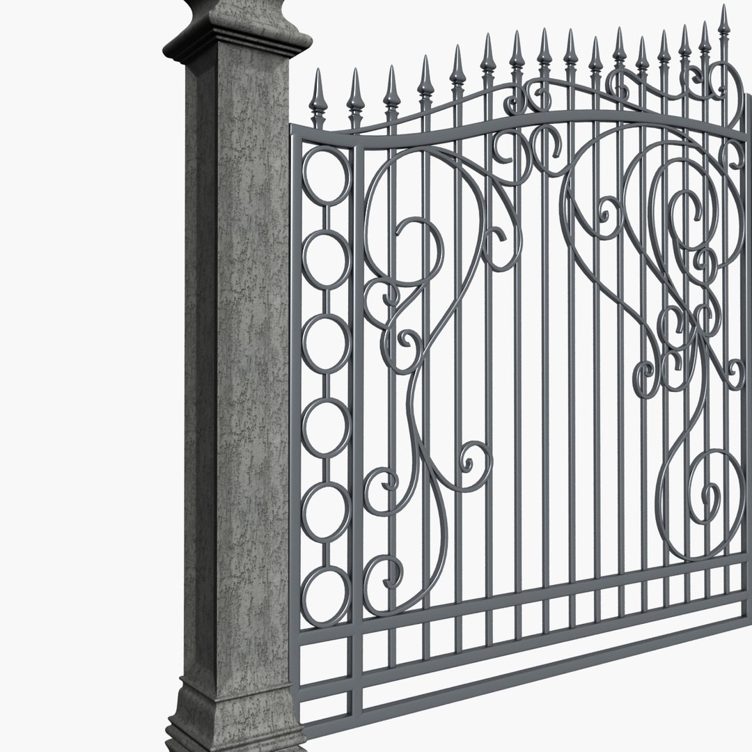 gate grid 3d 3ds