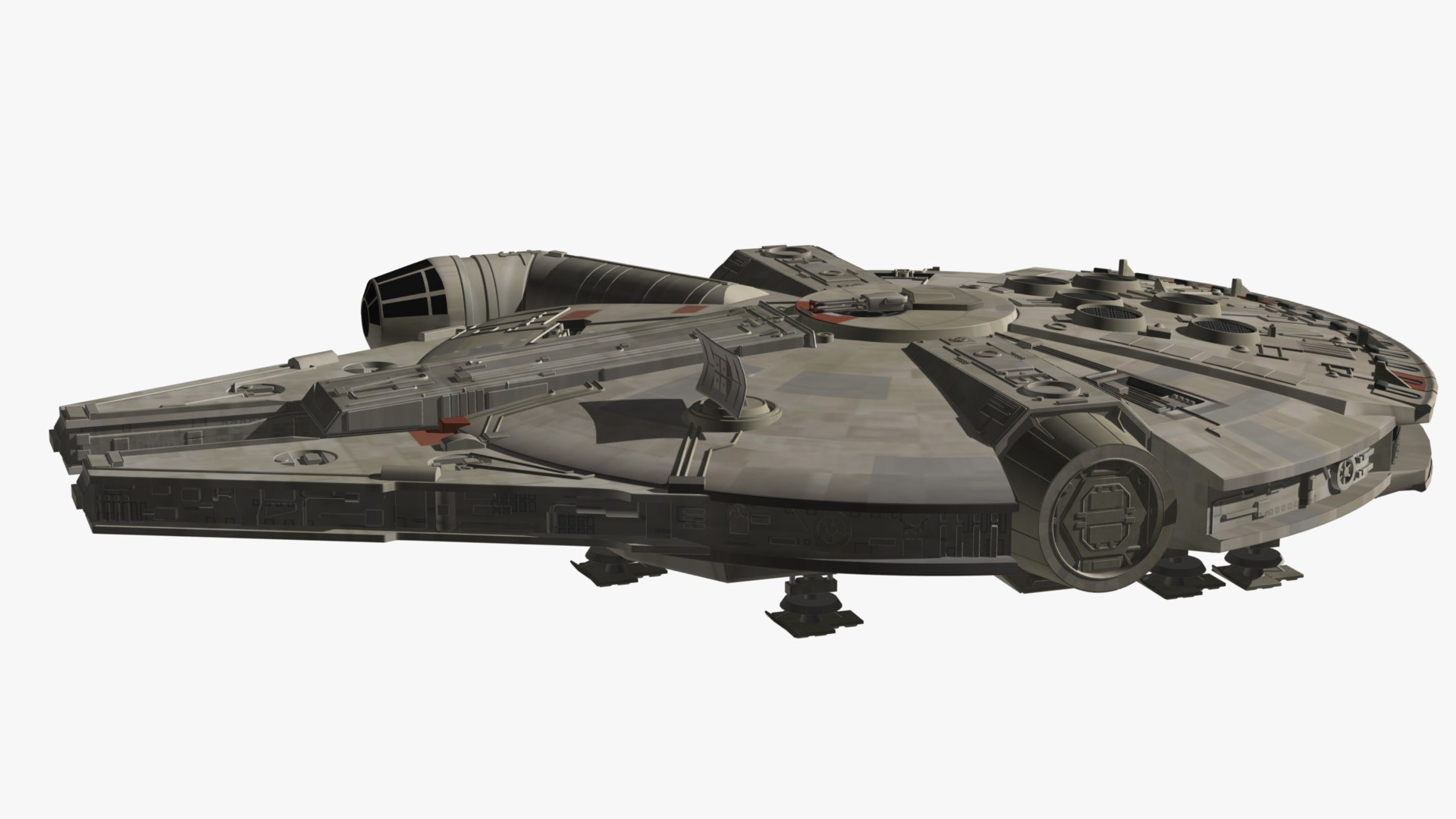 3d Millennium Falcon Model