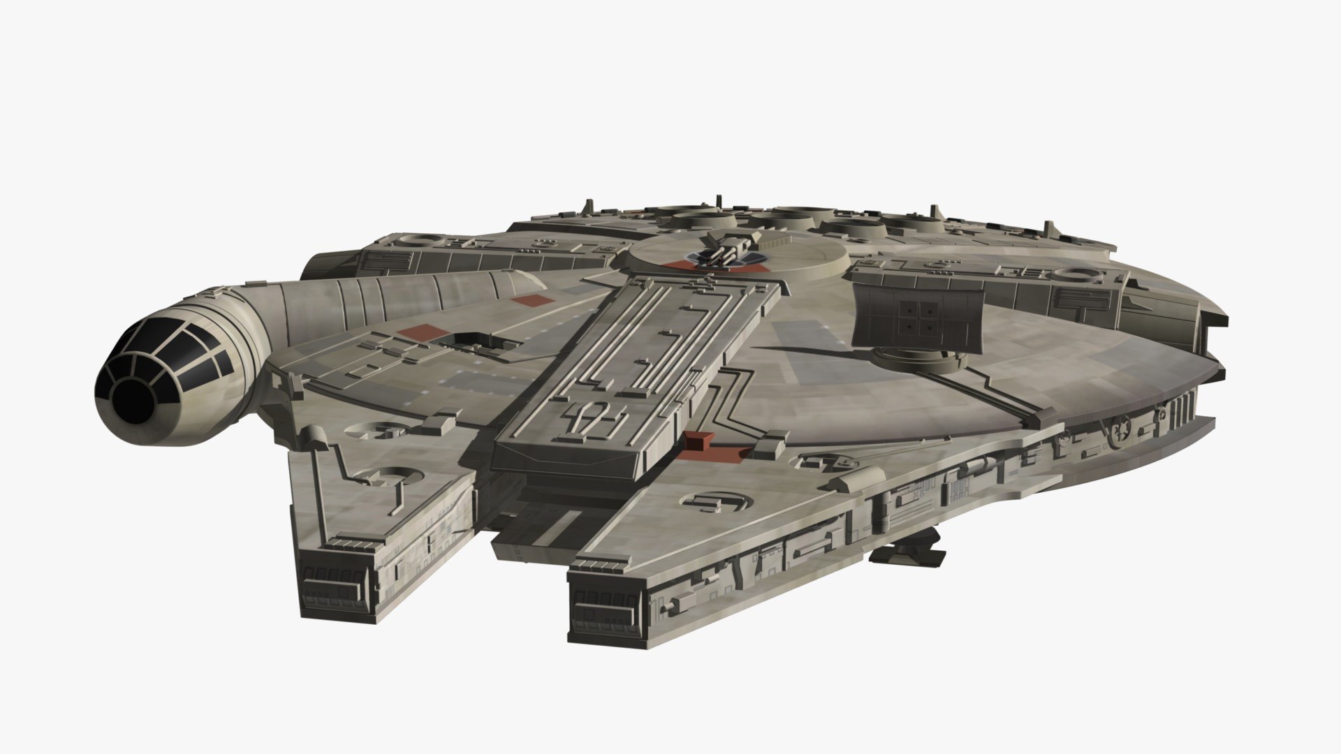 3d Millennium Falcon Model